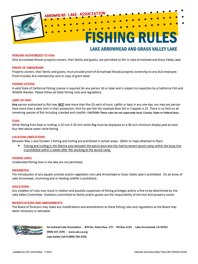 2 Fishing Rules With No Fishing Zones 2021 | PDF | Fish
