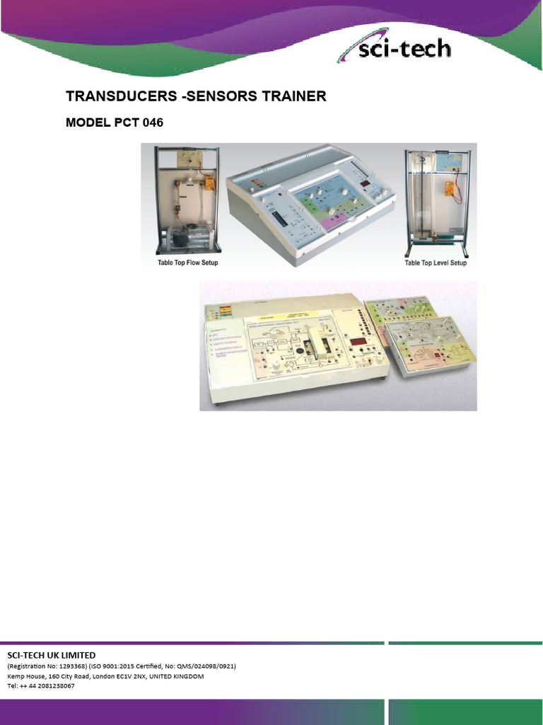 PCT001 ACPositionServoSysTr | PDF | Light Emitting Diode | Sensor