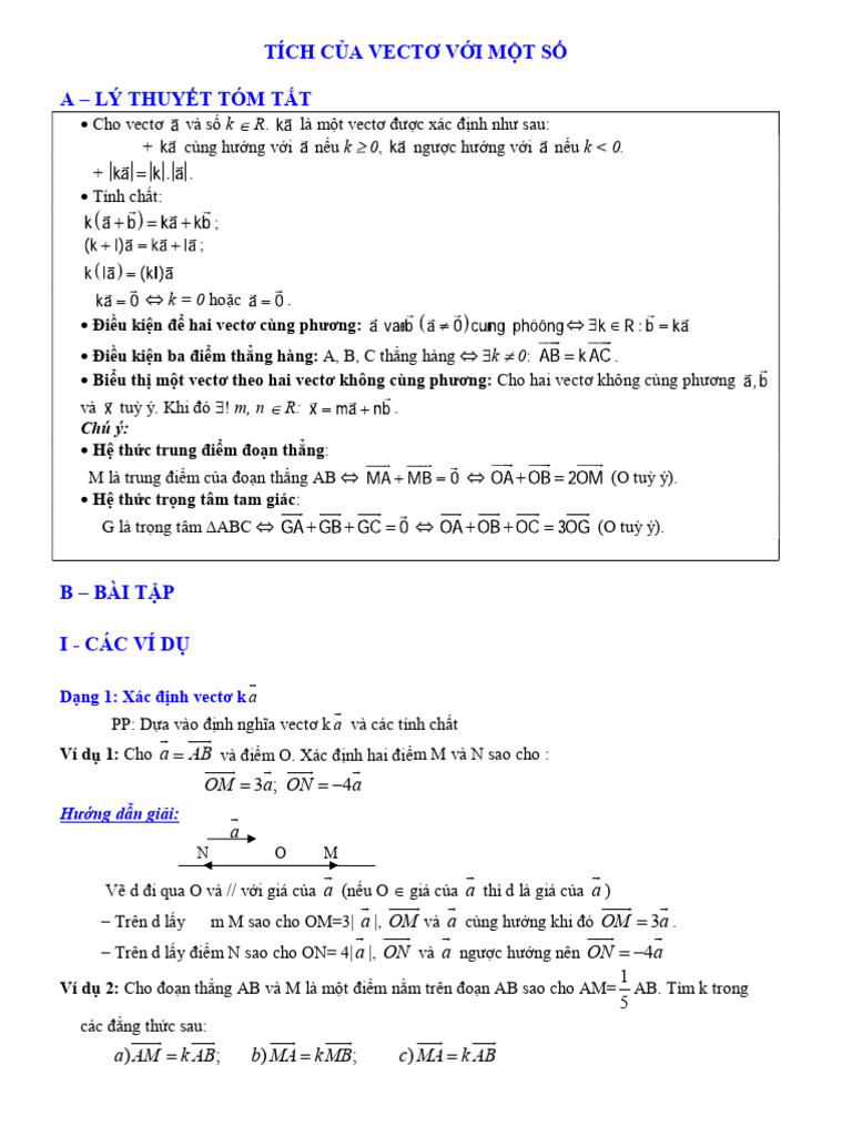 Tich Vec To Voi Mot So | PDF