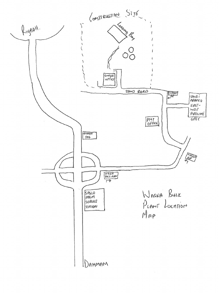 Wasea Bulk Plant Location Map | PDF
