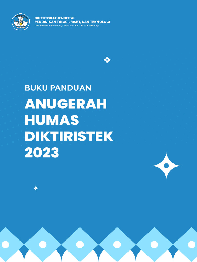 Buku Panduan Anugerah Humas Diktiristek 2023 | PDF