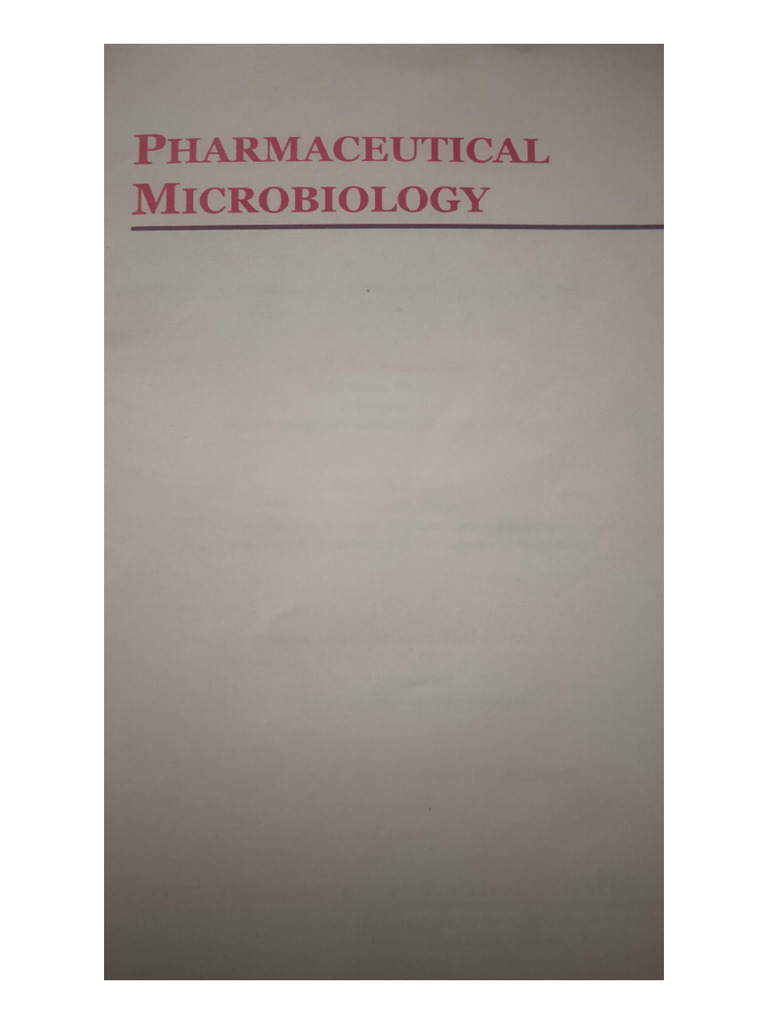 PharmaLite - in Pharmaceutical Microbiology (Thakur Publication) | PDF