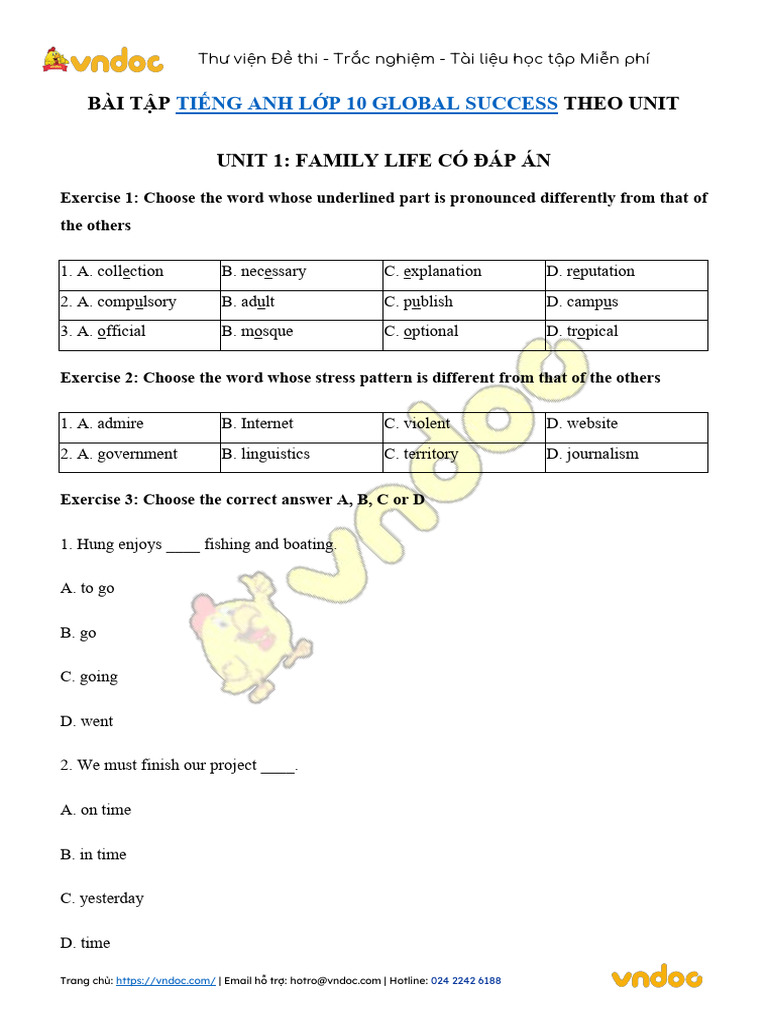 Unit 1: Family Life Exercises | PDF | Marriage