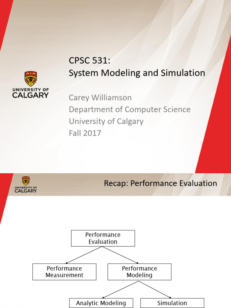 2CPSC531 Simulation | PDF | Conceptual Model | Simulation
