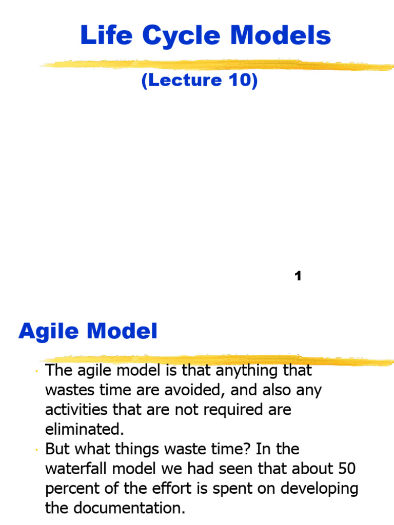 LECT10 | PDF | Agile Software Development | Scrum (Software Development)