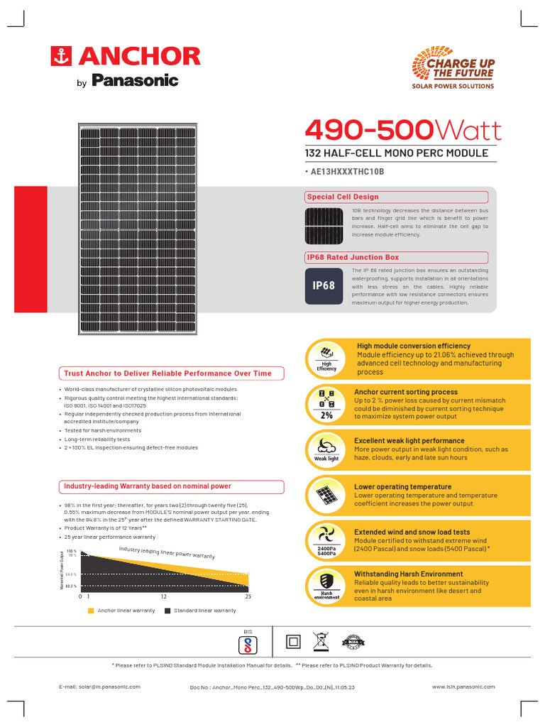 500Wp - Anchor - Mono Perc - 132 - 490-500Wp - Do - 00 - (N) - 11.05.23 ...