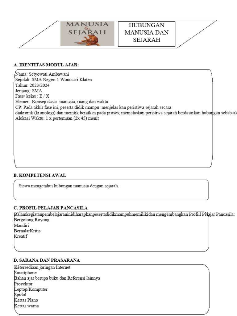Modul Ajar Fix | PDF