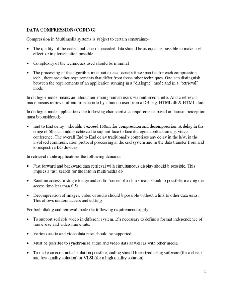 Ch8c Data Compression | Download Free PDF | Data Compression | Theoretical Computer Science