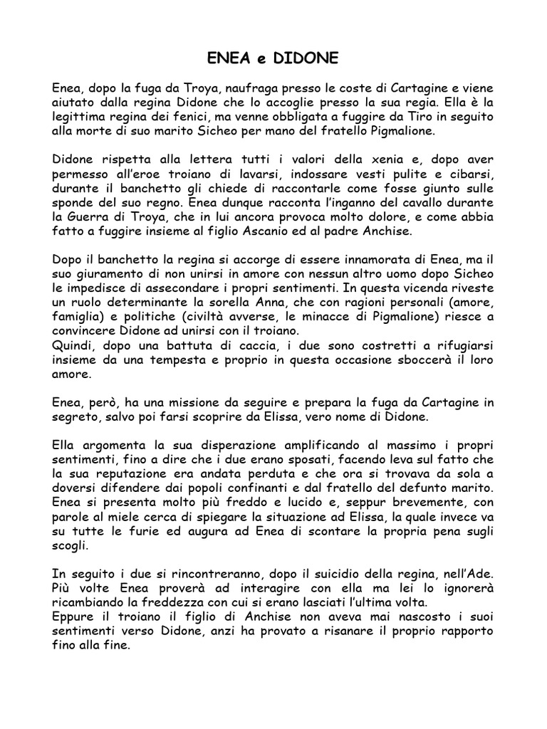Didone Ed Enea | PDF