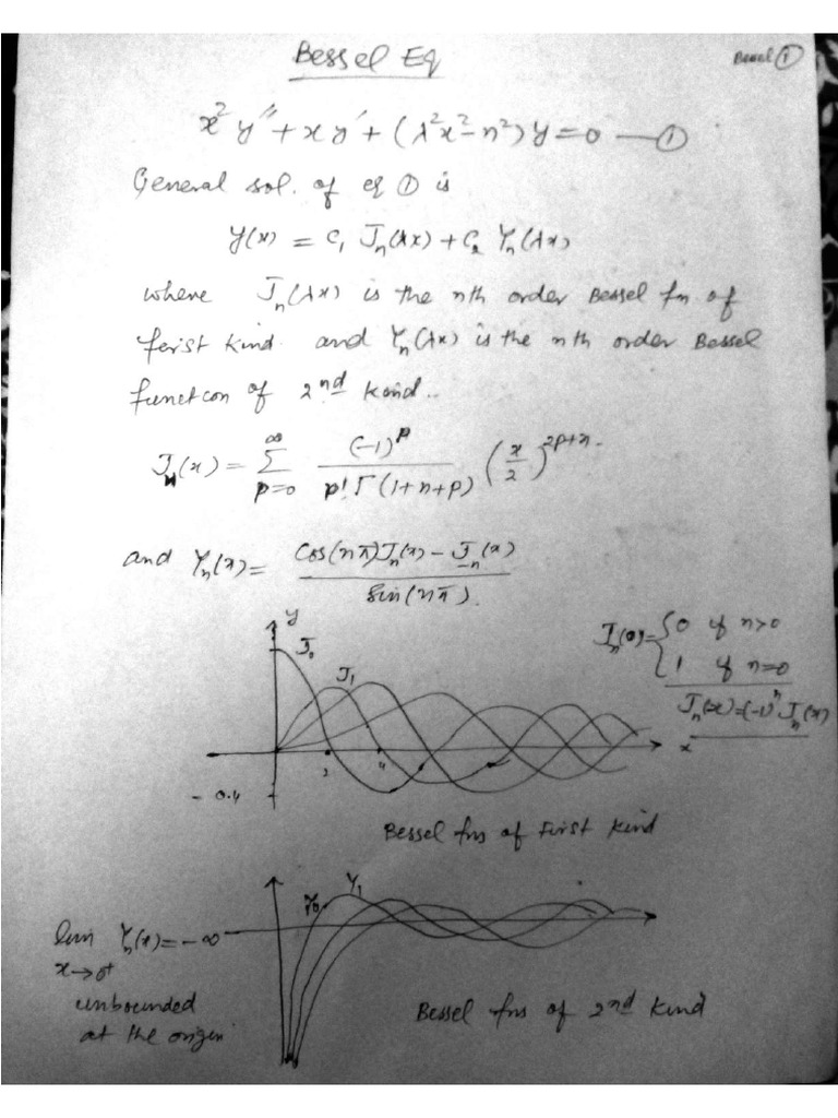 Lecture Notes Hankel Transform | PDF