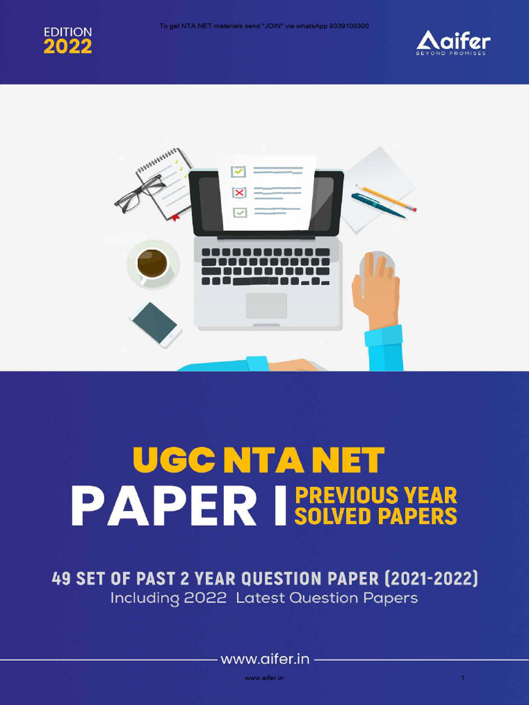 Ugc Net Paper 1 Qbook 2022 Edited Compressed | PDF | Air Pollution | Logic