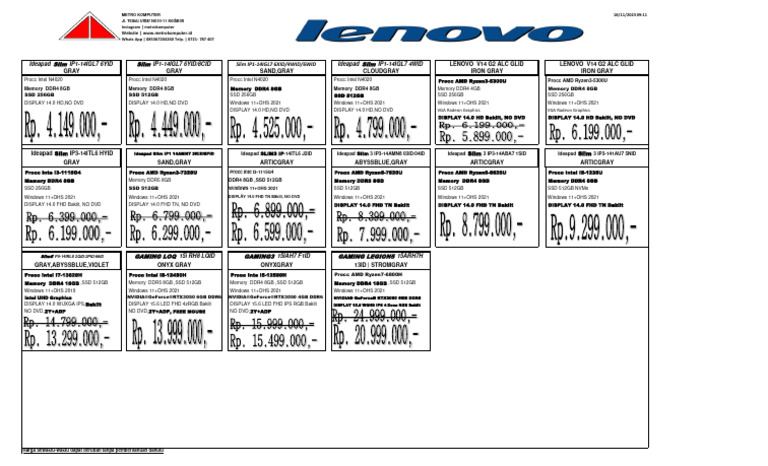 LENOVO | PDF | Personal Computing | Computing