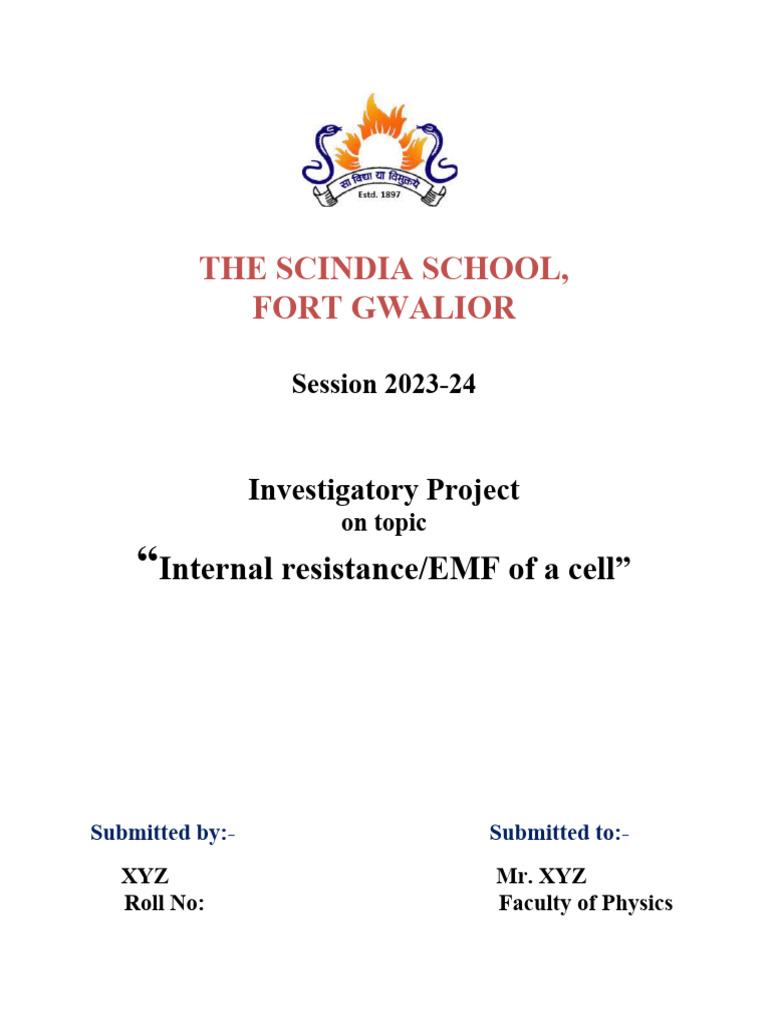 SAMPLE INVESTIGATORY PROJECT 23-24 Anuj | PDF | Technology & Engineering