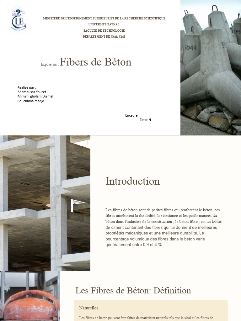 Fibres de Beton | PDF | Béton | Ingénierie civile