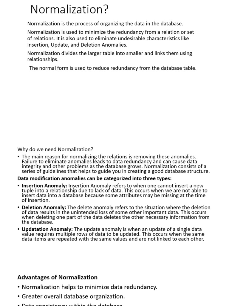Normalization and Denormalization | PDF | Data Management | Systems Theory