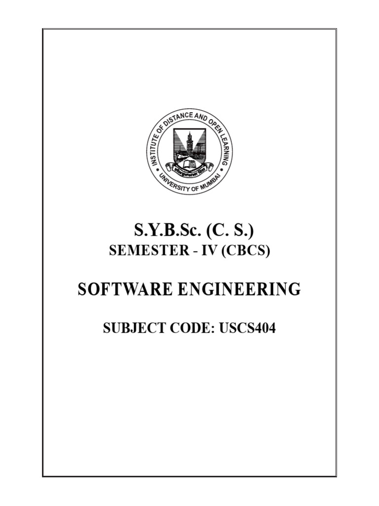 SY BSC CS Software Engineering | PDF | Agile Software Development ...