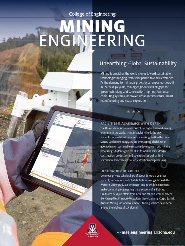 Mining Poster University of Arizona | PDF | Mining | Engineering