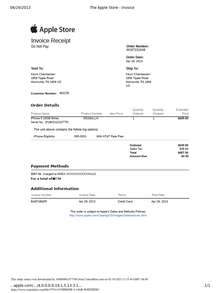 Product Sold by APPLE Australia | PDF | Receipt | Business