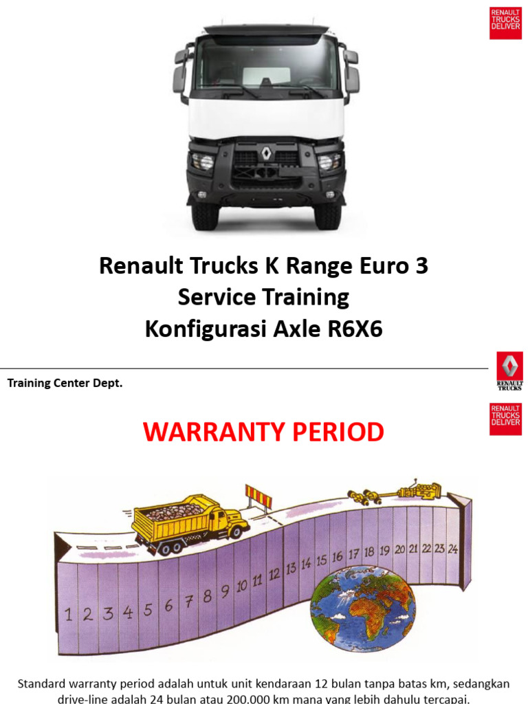 Pelatihan Servis Renault K Range | PDF