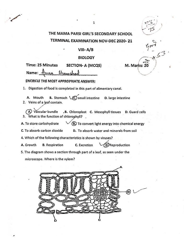 Biology Papers | PDF