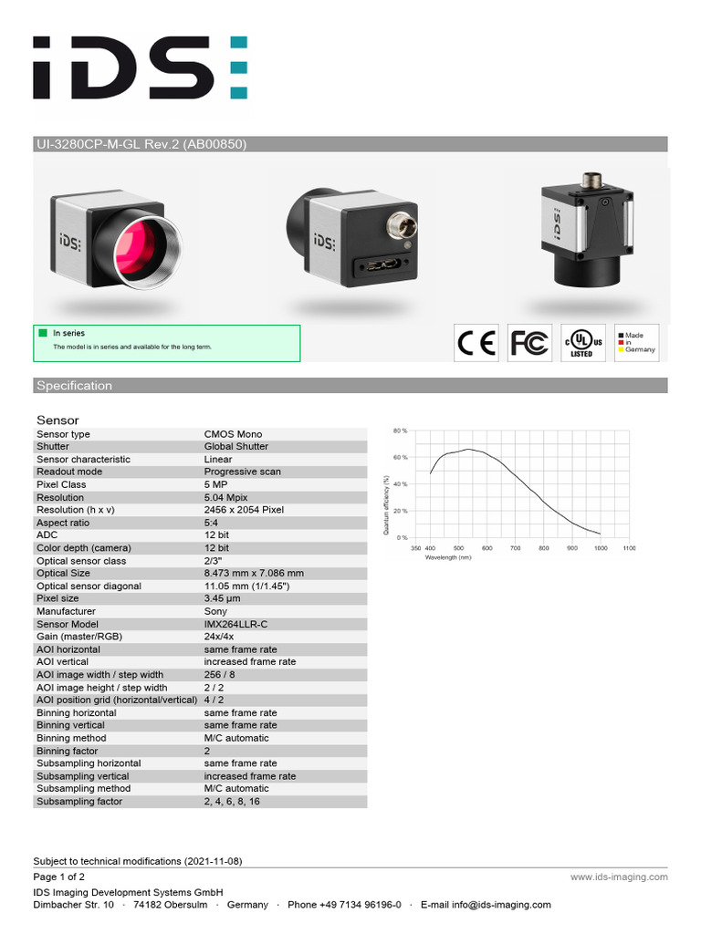 UI 3280CP M GL - Rev - 2 | PDF | Pixel | Frame Rate