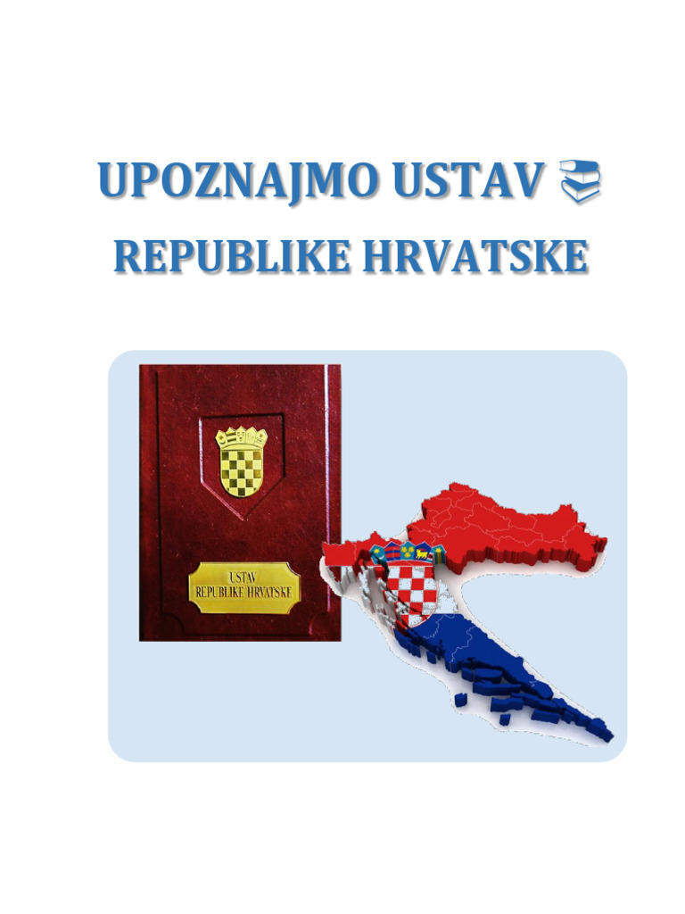 Upoznajmo Ustav Republike Hrvatske | PDF