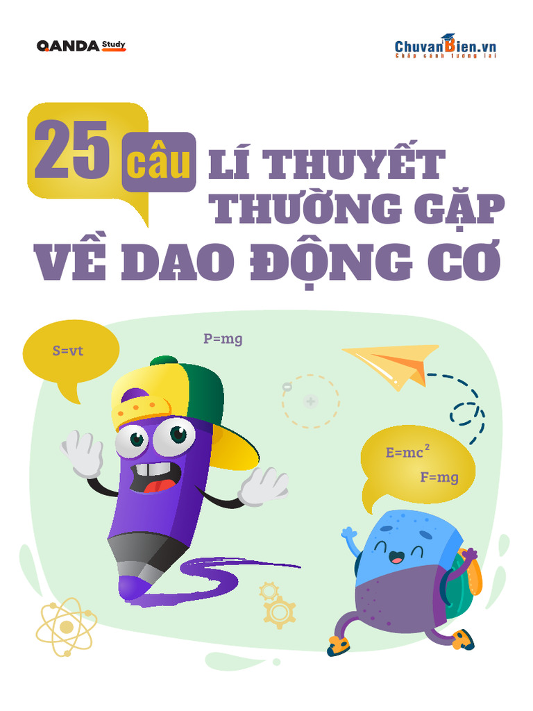 (Lí) 4. 25 Câu Lí Thuyết Thường Gặp Về Dao Động Cơ (CVB) | PDF