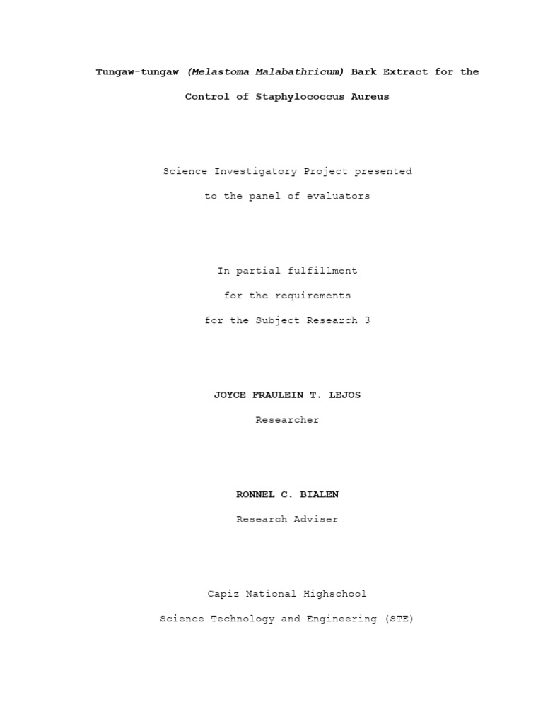 Lejos-Joyce-Fraulein-T. - Research-Final Manuscript-Finalfinal | PDF | Analysis Of Variance ...