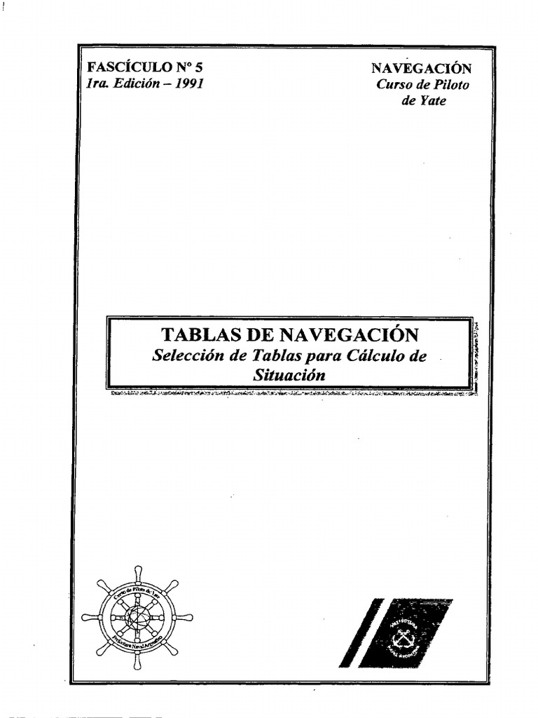 Tablas de Navegación | PDF | Azimut | Cartografía