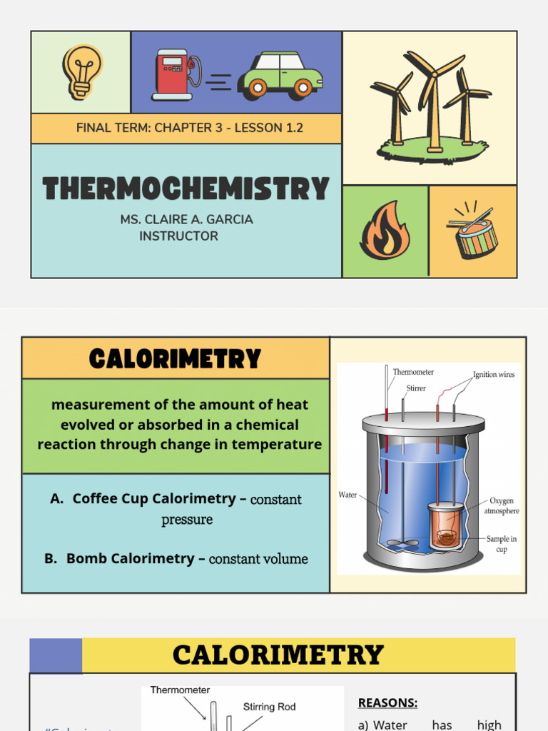 Calorimetry and Enthalpy Concepts | PDF | Heat | Metrology
