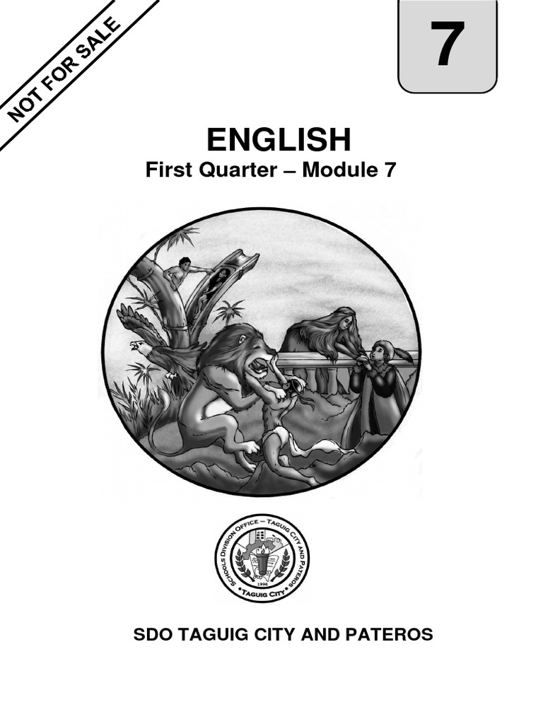 Enhanced Hybrid English 7 Q1 M7 1 | PDF