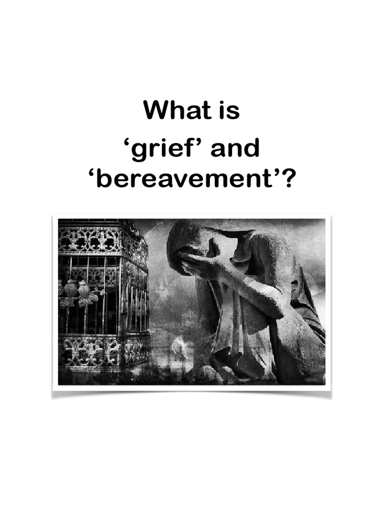 What Is Grief Pdf Grief Subjective Experience