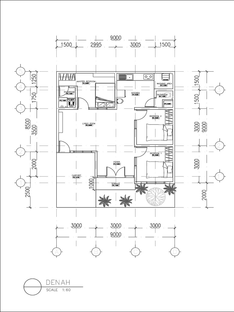 Denah Rumah Rev.1 | PDF