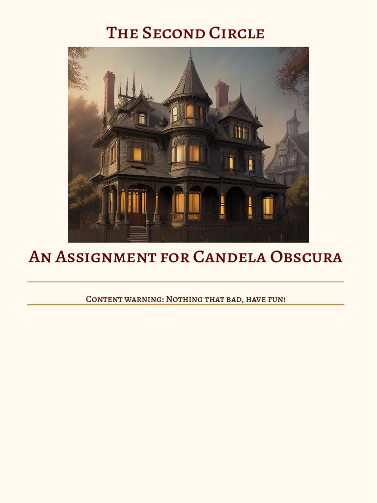 Candela Obscura Module - The Second Circle | PDF