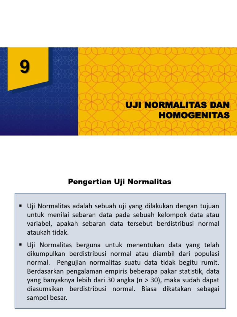 Uji Normalitas | PDF