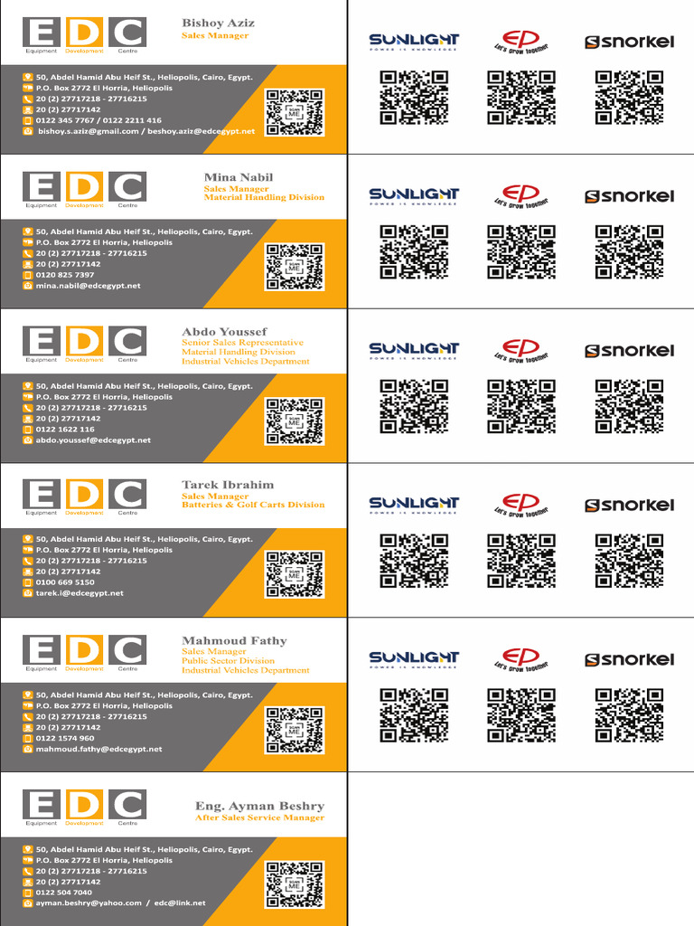 EDC Cards Proof | PDF