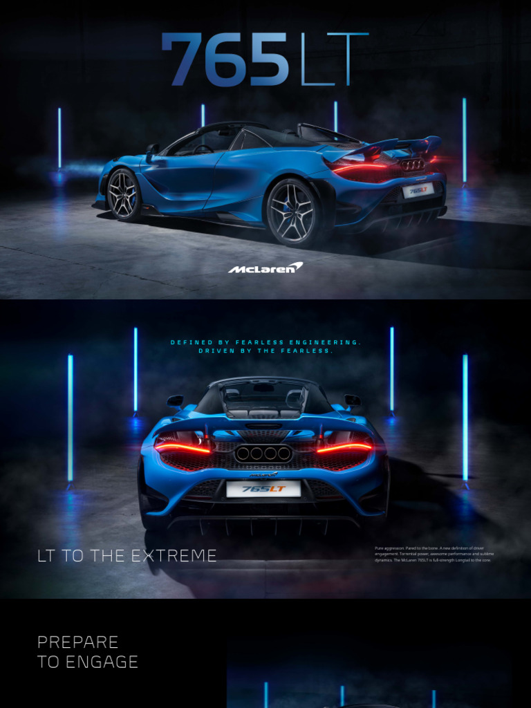 McLaren 765LT: Ultimate Longtail Supercar | PDF | Fuel Economy In ...