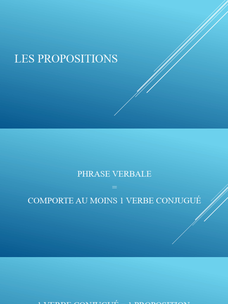 Types de propositions et leurs liaisons | PDF | Clause | Relations ...
