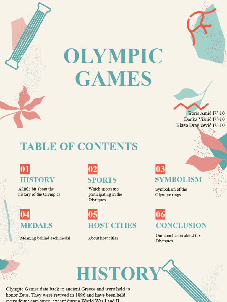 Olympiic Games | PDF | Olympic Games | Sports Competitions