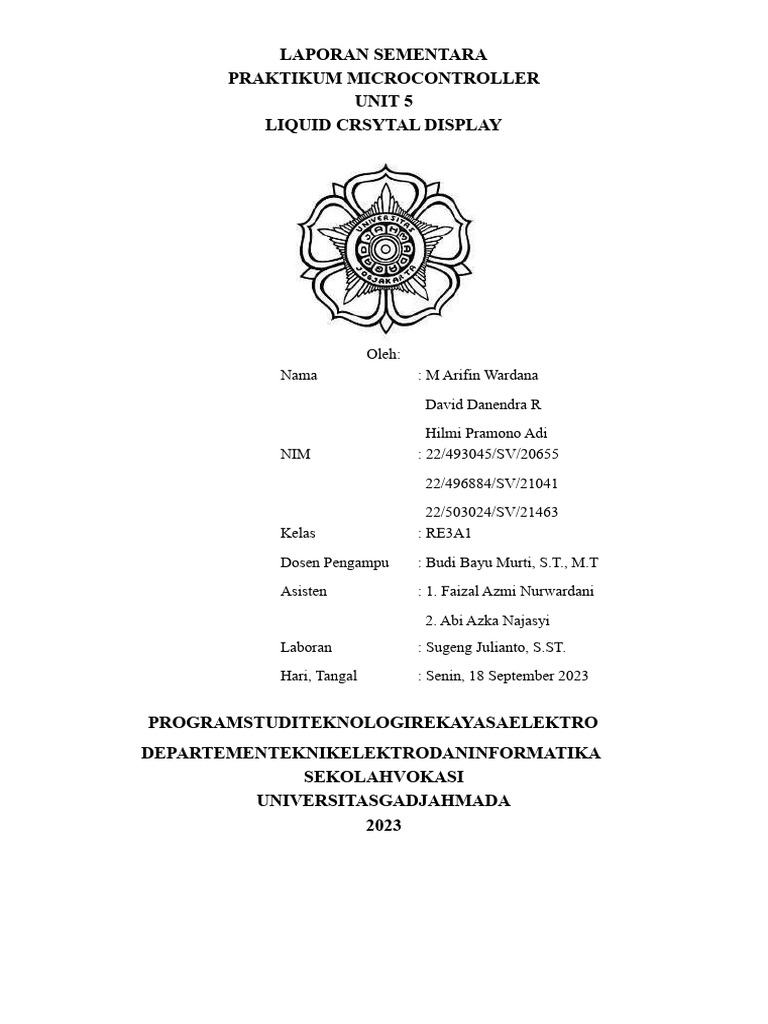 Kelompok 5 - Unit 5 - MicroController | PDF | Computer Programming