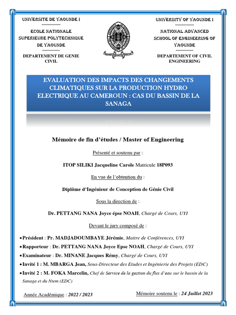 Page de Garde Memoire Itop Final | PDF | Maison et jardin | Sciences et ...