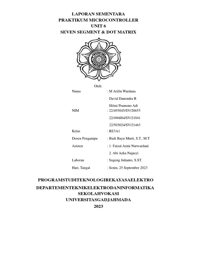 Kelompok 5 Unit 6 MicroController | PDF | C (Programming Language) | Software Engineering