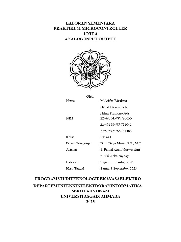 Kelompok 5 Unit 4 MicroController | PDF | Computer Engineering | Computer Science