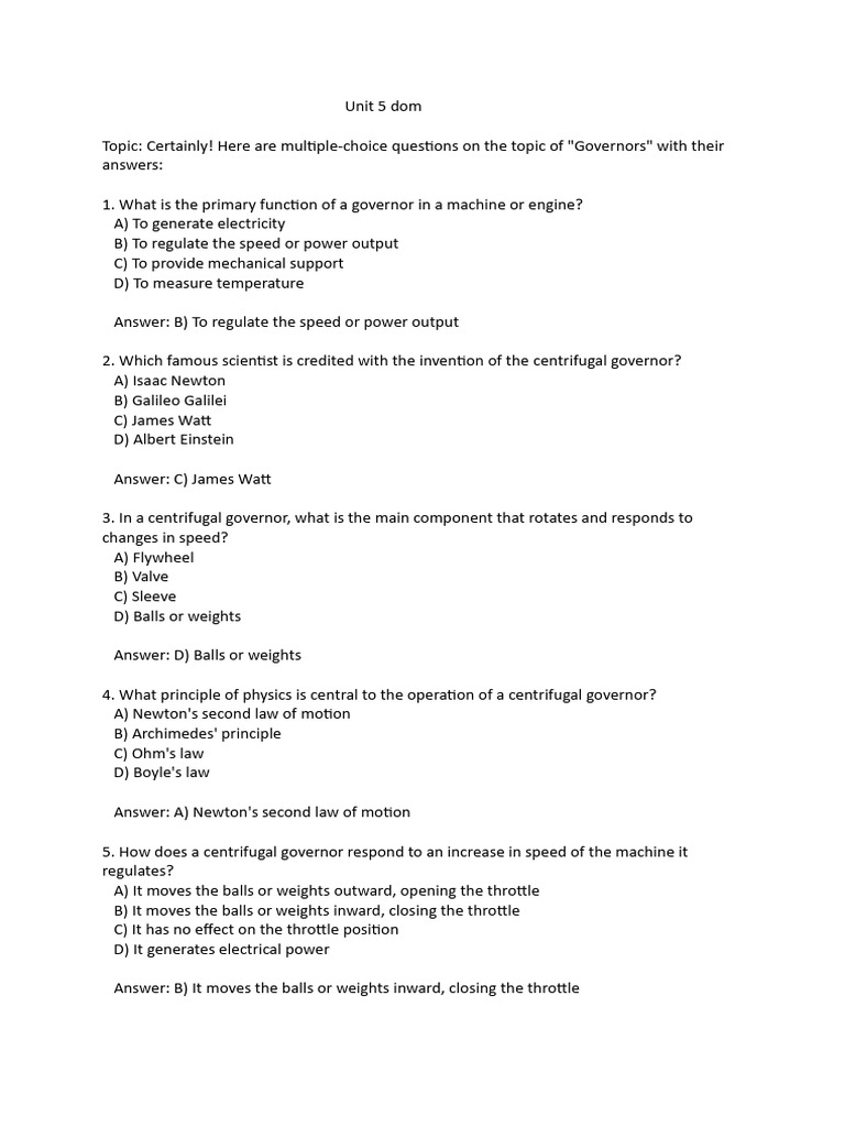 Unit 5 Dom | PDF | Gyroscope | Rotation Around A Fixed Axis