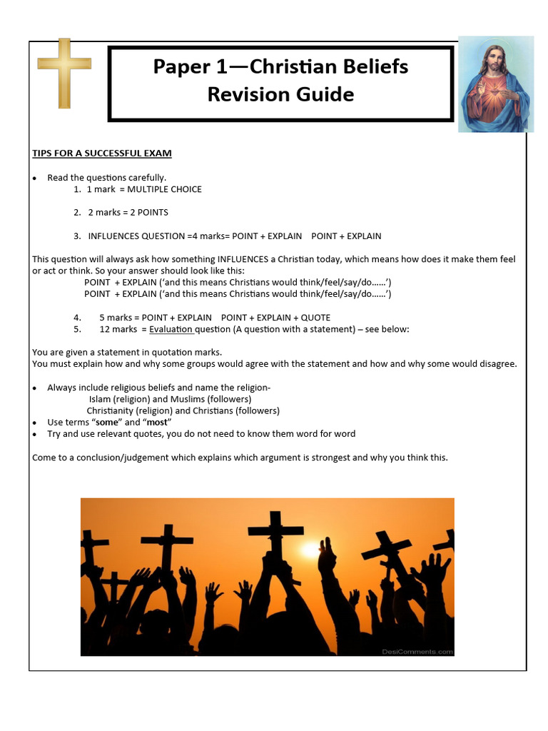 Christian Beliefs Revision Guide 2018 | PDF | Jesus | God The Father
