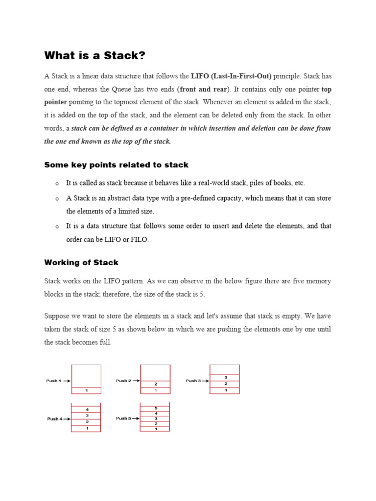 Stack | PDF | Computer Engineering | Computing