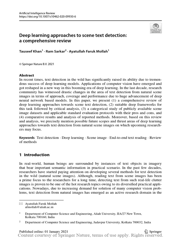 Deep Learning Approaches To Scene Text Detection A | PDF | Image ... Deep Learning Approaches To Scene Text Detection A | PDF | Image ...