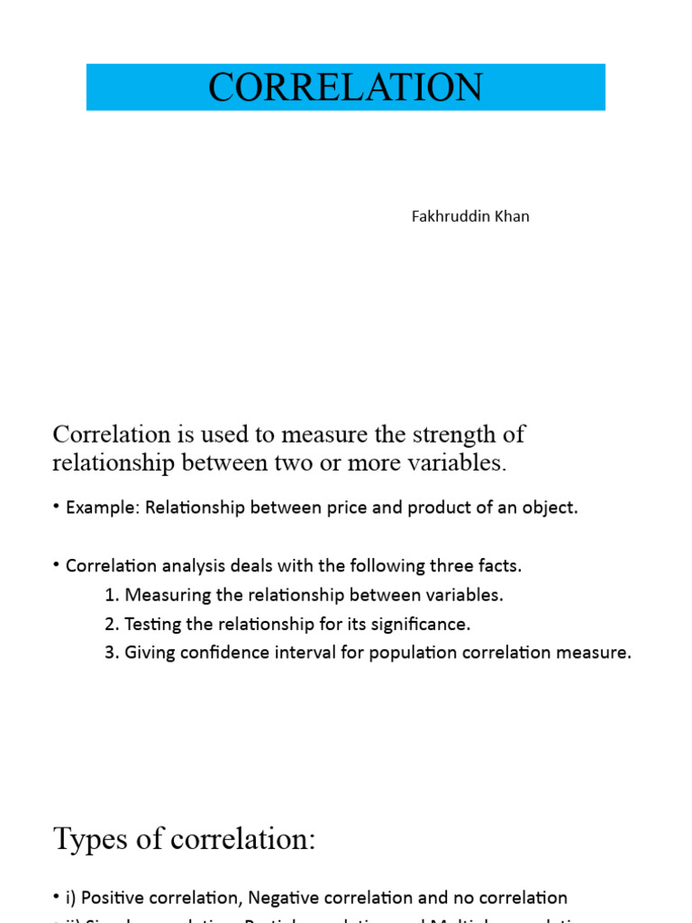 Correlation and Regression | PDF | Scatter Plot | Multivariate Statistics