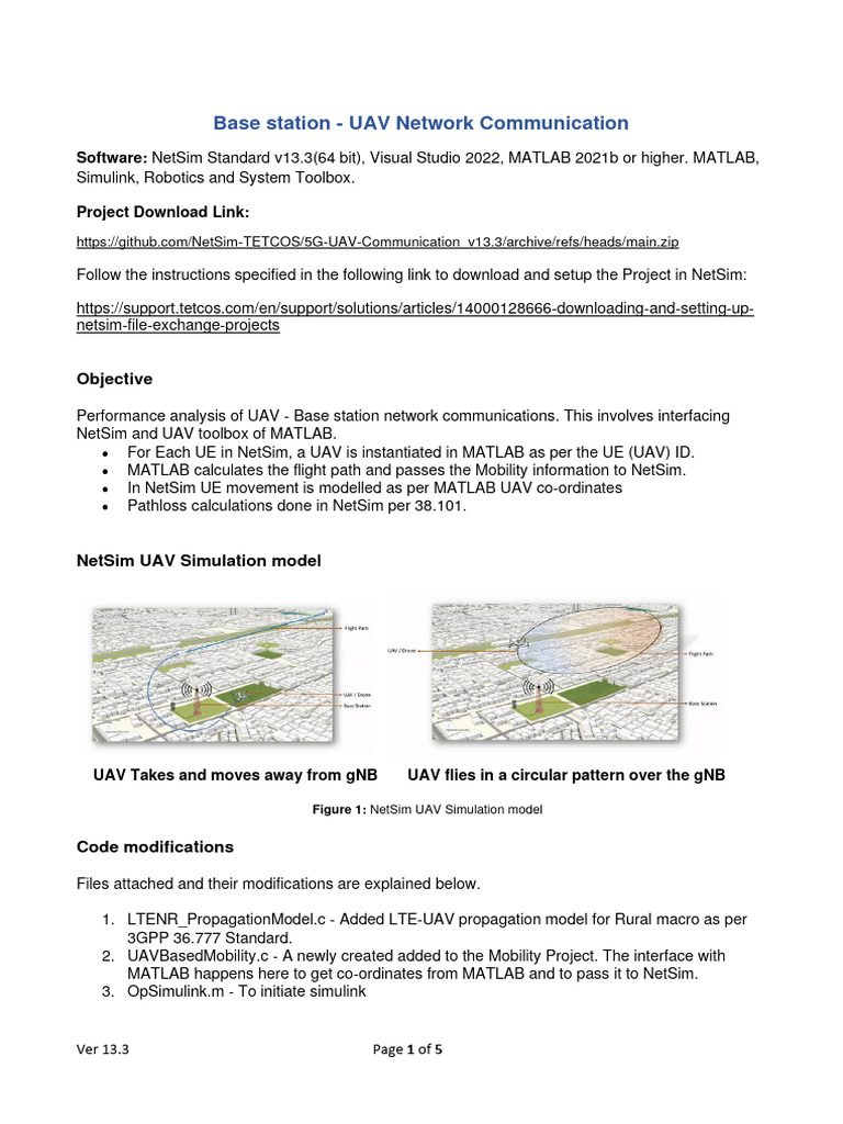 5G UAV Simulation MATLAB Interfacing | PDF | Matlab | Simulation 5G UAV Simulation MATLAB Interfacing | PDF | Matlab | Simulation