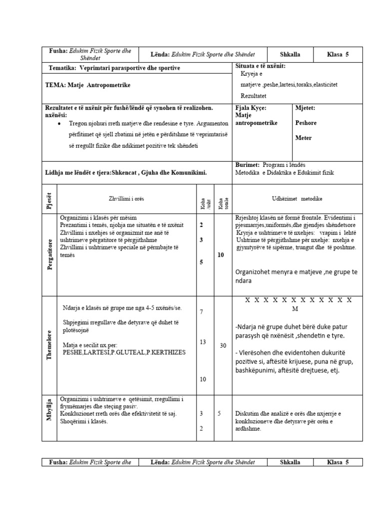 Ditar Klasa 5 Trem 1 | PDF